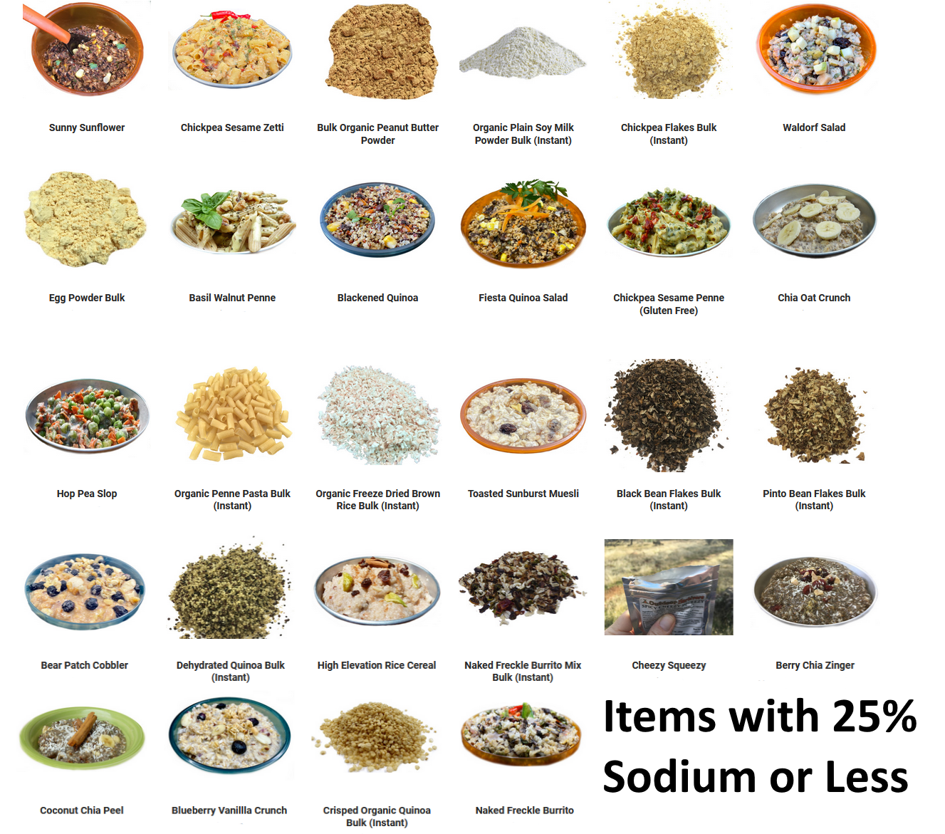 Low Sodium Backpacking Food | Outdoor Herbivore Blog